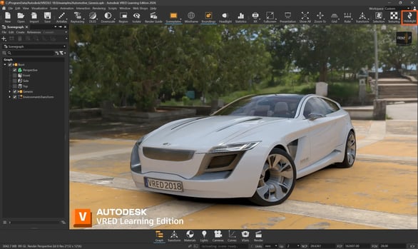 How do I use Hololight Stream Runtime with Autodesk VRED?